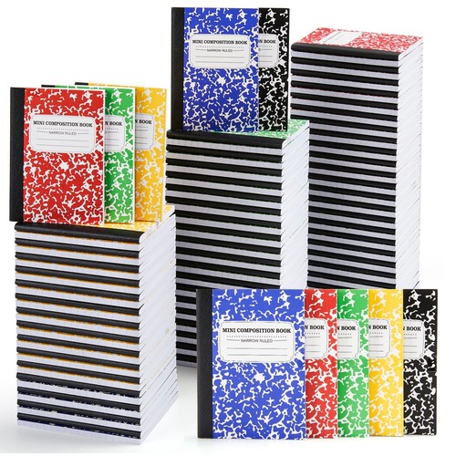 120 Pack Mini Composition Notebook Bulk, Cute Pocket Composition Note ...