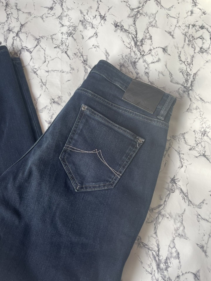 Mush Mash Dark Blue Denim Tapered Jeans Waist 34 Leg 34 | eBay UK