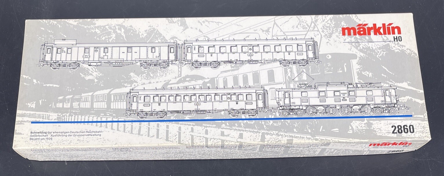 Marklin 2860 HO Gauge Deutsche Reichsbahn Express Electric Train Set LN ...