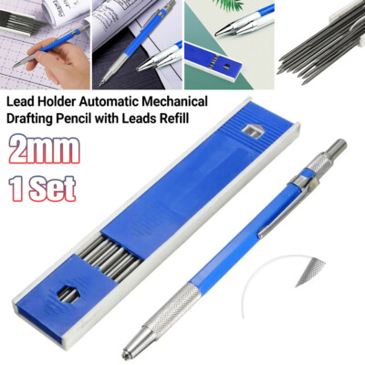 2mm 2B Lead Holder Pen Automatic Mechanical Drafting Drawing Pencil Art ...