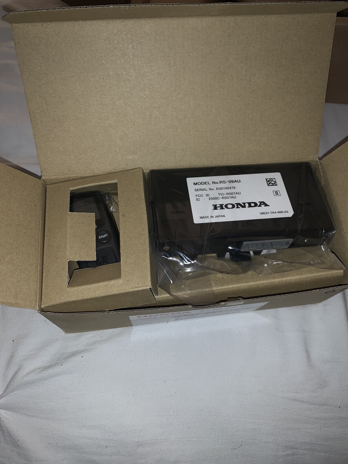 2012 Genuine Honda CRV Remote Engine Starter System Cr-v Start Kit OEM ...