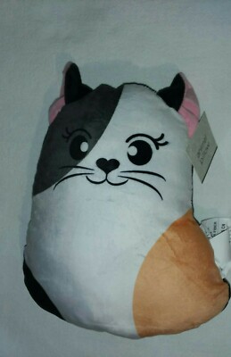 NWT Plush Huggie Kitty 9" X 11" Cat Soft Pillow Stuffed Animal Cat ...