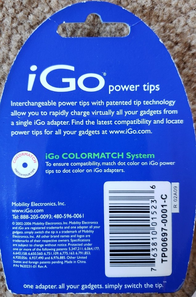 iGo Power Tips A97 Adapter | eBay