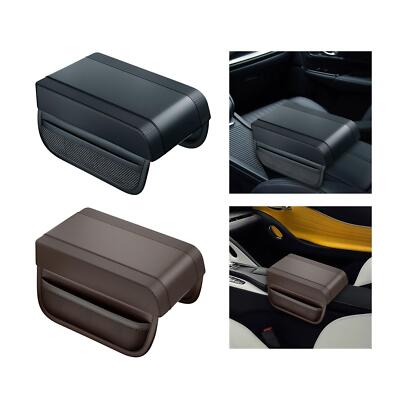 Car Armrest Cushion Arm Rest Covering Suvs PU Leather Auto Protective ...