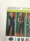 Simplicity 2476 Jumpsuit Pants Peasant Top Reversible Vest Shrug Scarf ...