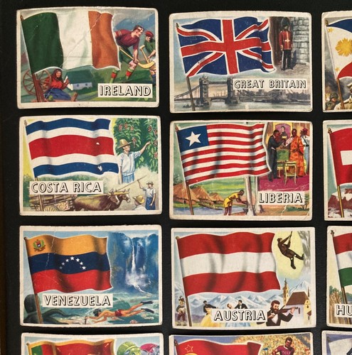 1956 Topps Flags of the World Lot - 37 Cards | eBay