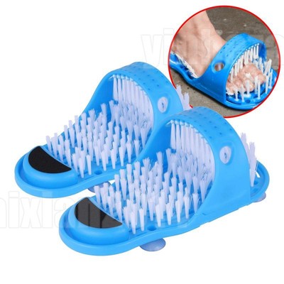 Foot Feet Shower Scrubber Massager Cleaner Wash Slipper Brush ...