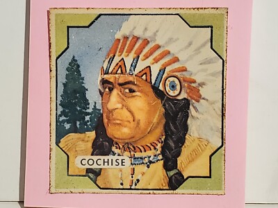 VTG NABISCO 1958 RIN TIN TIN COCHISE NATIVE AMERICAN INDIAN CHIEF ...