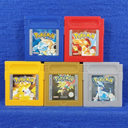 Game Boy POKEMON GAMES Authentic Pokémon Carts Color PAL - Make Your ...