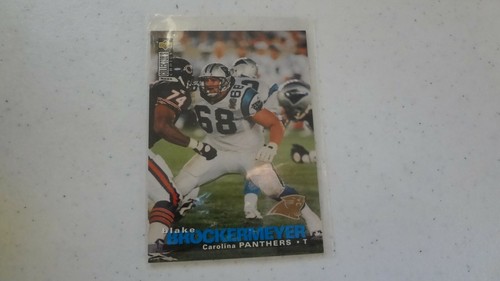 1995 UPPER DECK COLLECTOR'S CHOICE # U102 BLAKE BROCKERMEYER FOOTBALL ...