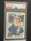 1982 Topps Baseball Blackless #257 Larry Harlow Angels PSA 9 Mint POP 2 ...