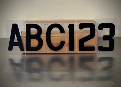 All BLACK 4" Changeable Plastic Outdoor Sidewalk SIGN LETTERS 272 font ...