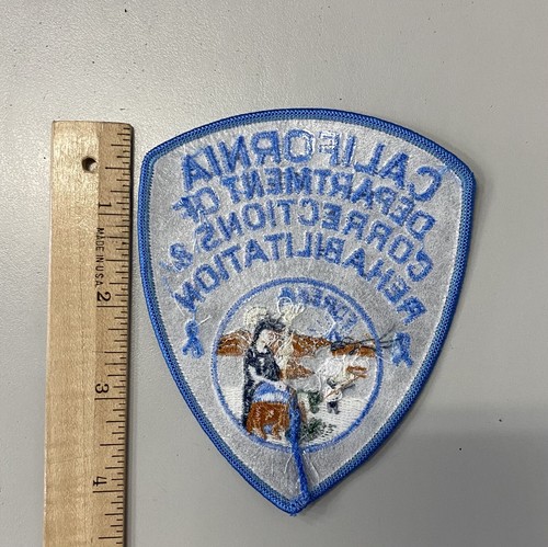 CDCR Blue Ribbon Shoulder Patch | eBay