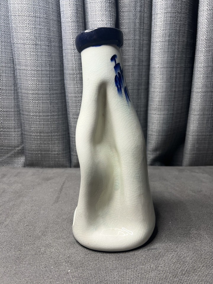 Rocky Mountain Pottery Smashed Bottle Vase Thermopolis Wyoming Crackle ...