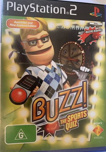 Buzz! The Sports Quiz PlayStation 2 PS2 PAL - +Manual Free Fast Post ...