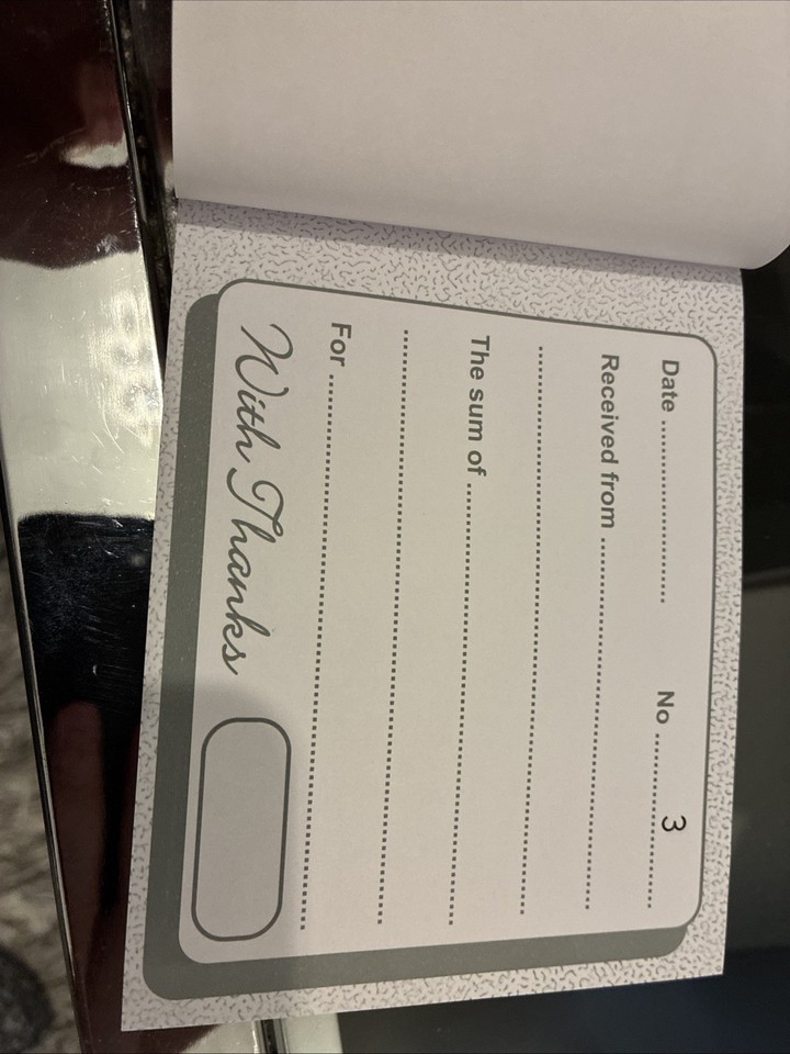 Duplicate Receipt Book Ideal For School, Home & Office Brand New | eBay UK
