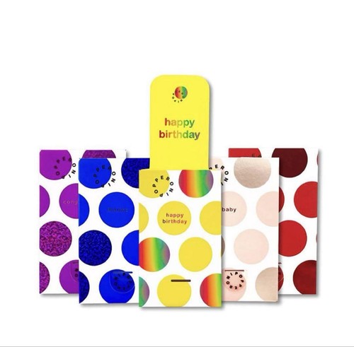 Cute Message Card Set 5 Types for Birthday Love Thanks Congrats Baby ...
