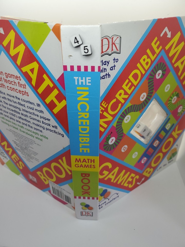 The Incredible Math Games Book DK, Hardcover Learning Game ...
