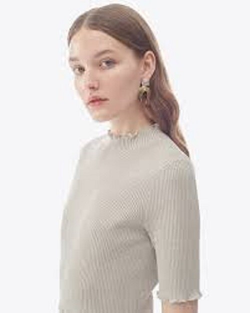 New 3.1 PHILLIP LIM Lurex Gold Glitter Knit Ivory Pullover Top Size M ...