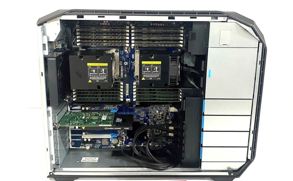 HP Z8 G4 Workstation 24-Cores 128GB RAM 4TB Storage Quadro P620 Windows ...