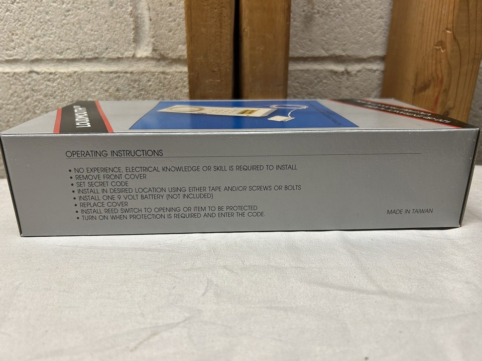 LOUDMOUTH 120db Entrance Alarm~Valuable Product Alarm~New Old Stock | eBay
