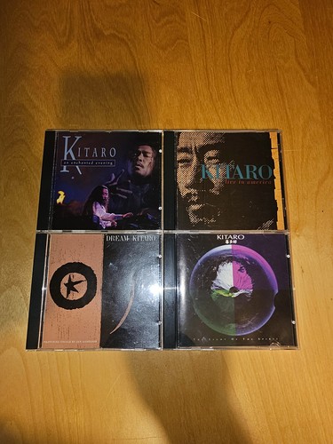 Kitaro 4 CD LOT! Dream, Light of the Spirit, Enchanted Evening, Live In ...
