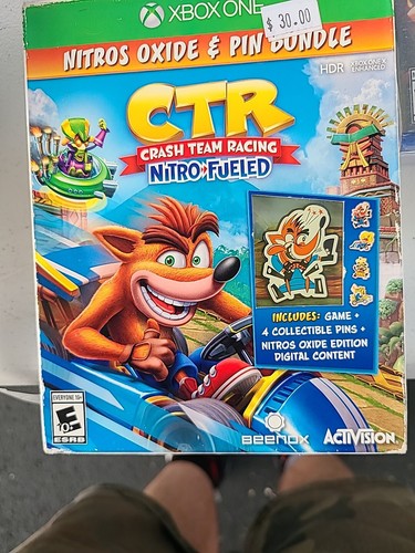 Crash Team Racing NiTro Fueled Nitros Oxide Edition Pin Xbox One ...