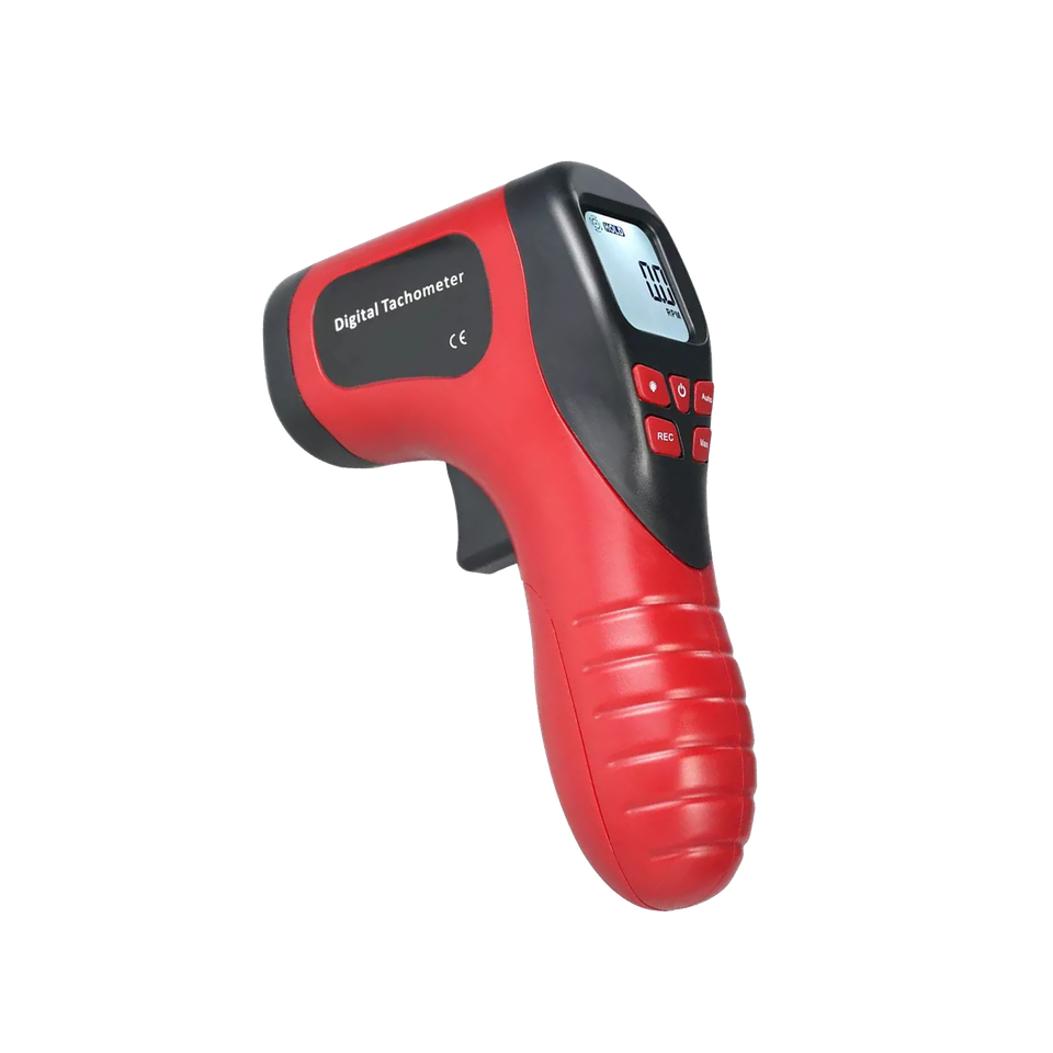 Digital Photo Laser Tachometer Non Contact Speed Gauge Gun RPM Tach ...