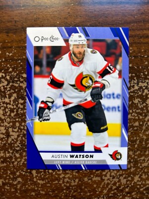 Austin Watson, Blue Border #265 - 2023-24 O-Pee-Chee | eBay