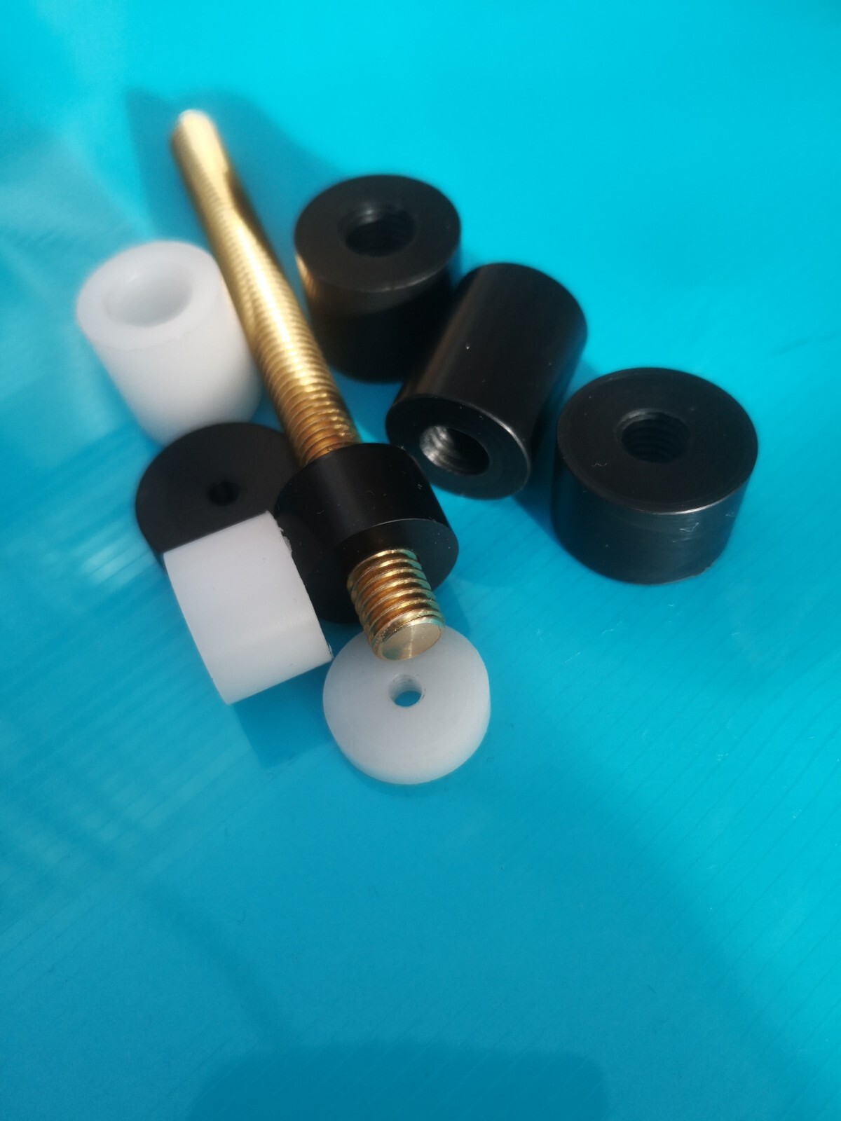 THREADED ACETAL NYLON PLASTIC SPACERS STANDOFF BUSH CNC (Sold In Packs ...