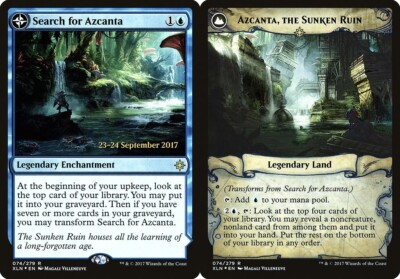 Search for Azcanta // Azcanta, the Sunken Ruin - Foil Prerelease Prom ...