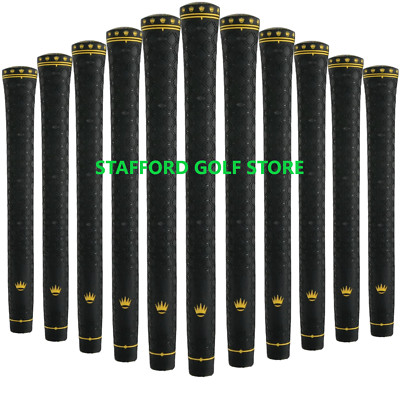 Royal Link Tech Golf Grips Midsize Core .60" Round Black/Yellow Set ...