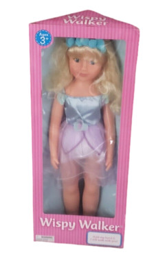Uneeda Girl's 27 Inch Life-Size Wispy Walker 'Walk With Me' Doll Blue ...