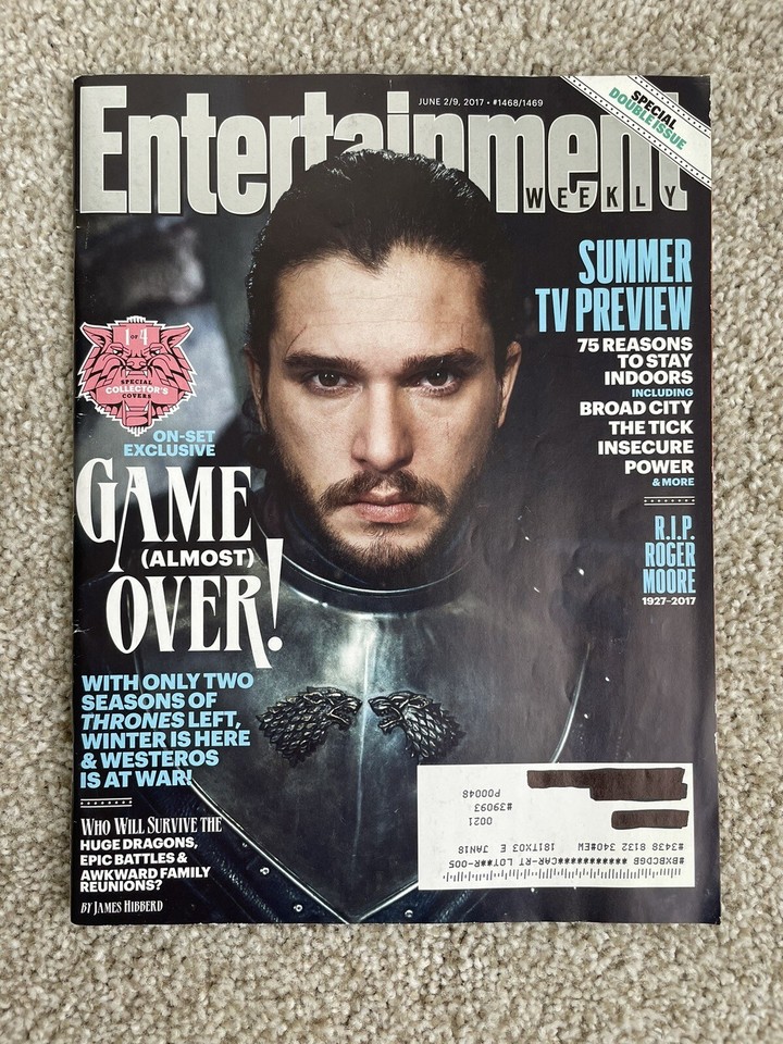 Game of Thrones Entertainment Weekly Bundle Cover Set 2015-2019 ...