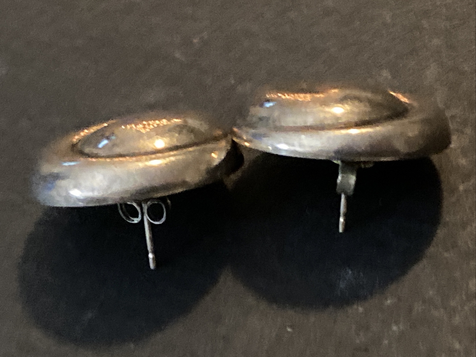 Retired James Avery Sterling Silver ROUND SWIRL Post Earrings | eBay