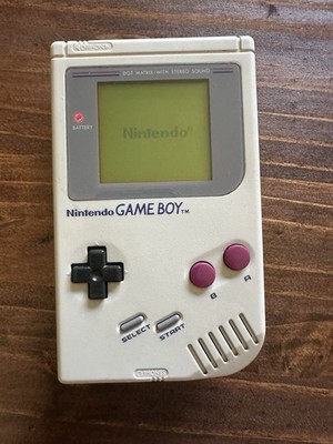 CLEANED & REPAIRED OEM Original Game Boy Gray DMG-01 Console-No Dead ...