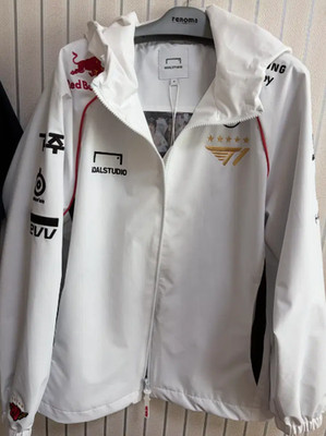 T1 2024 Uniform World Champions 5 Stars M Jacket White Marking ZOFGK ...