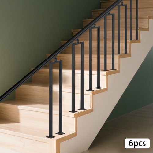 6 Pack U-Shape Stair Railing 36in Stair Railing Baluster for Stair ...