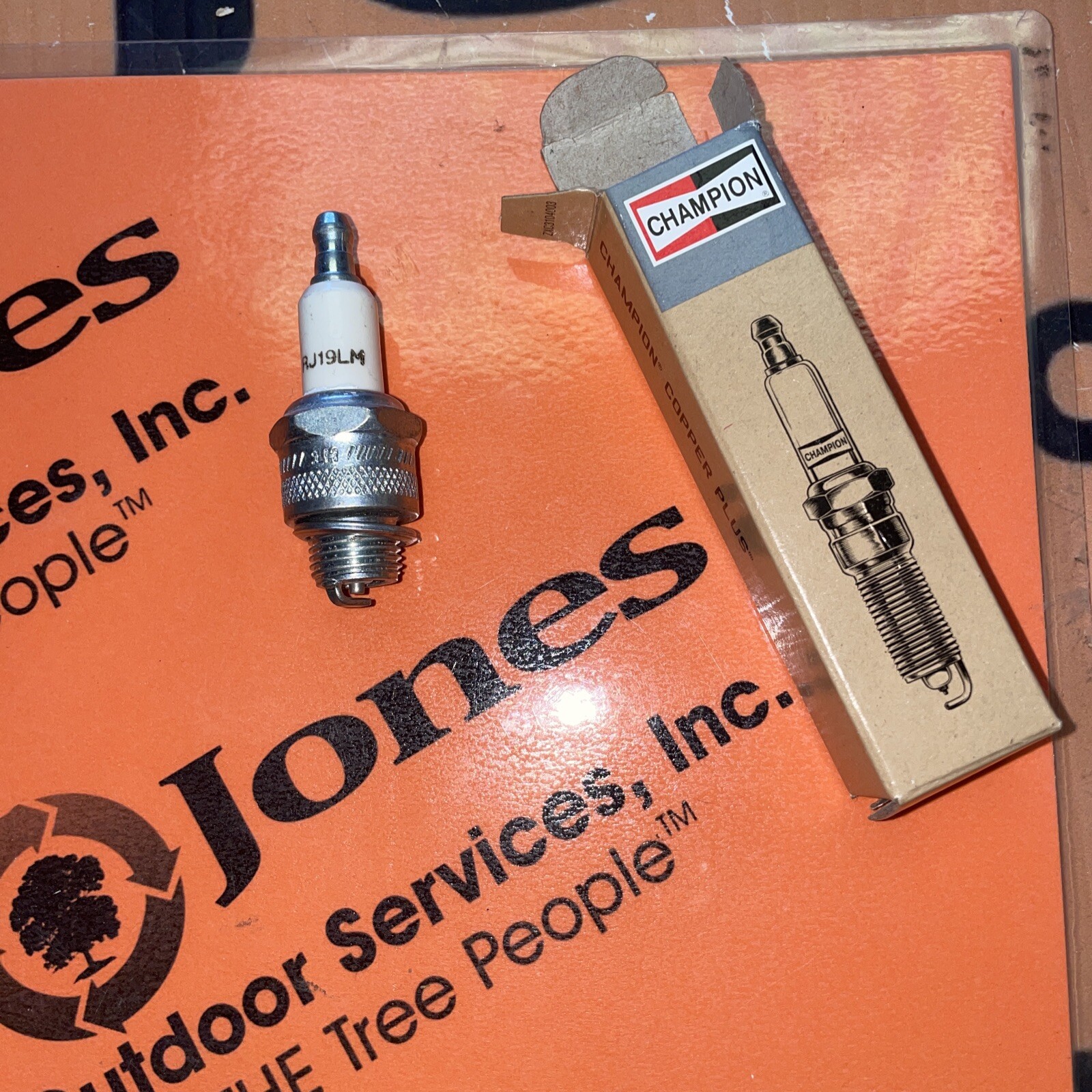 Champion RJ19LM plug replaces Briggs Spark Plug 796112 Craftsman Mower ...