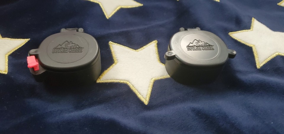 Vintage Butler Creek Flip Caps for Redfield Accu Trac Accutrac 3-9 3-9x ...