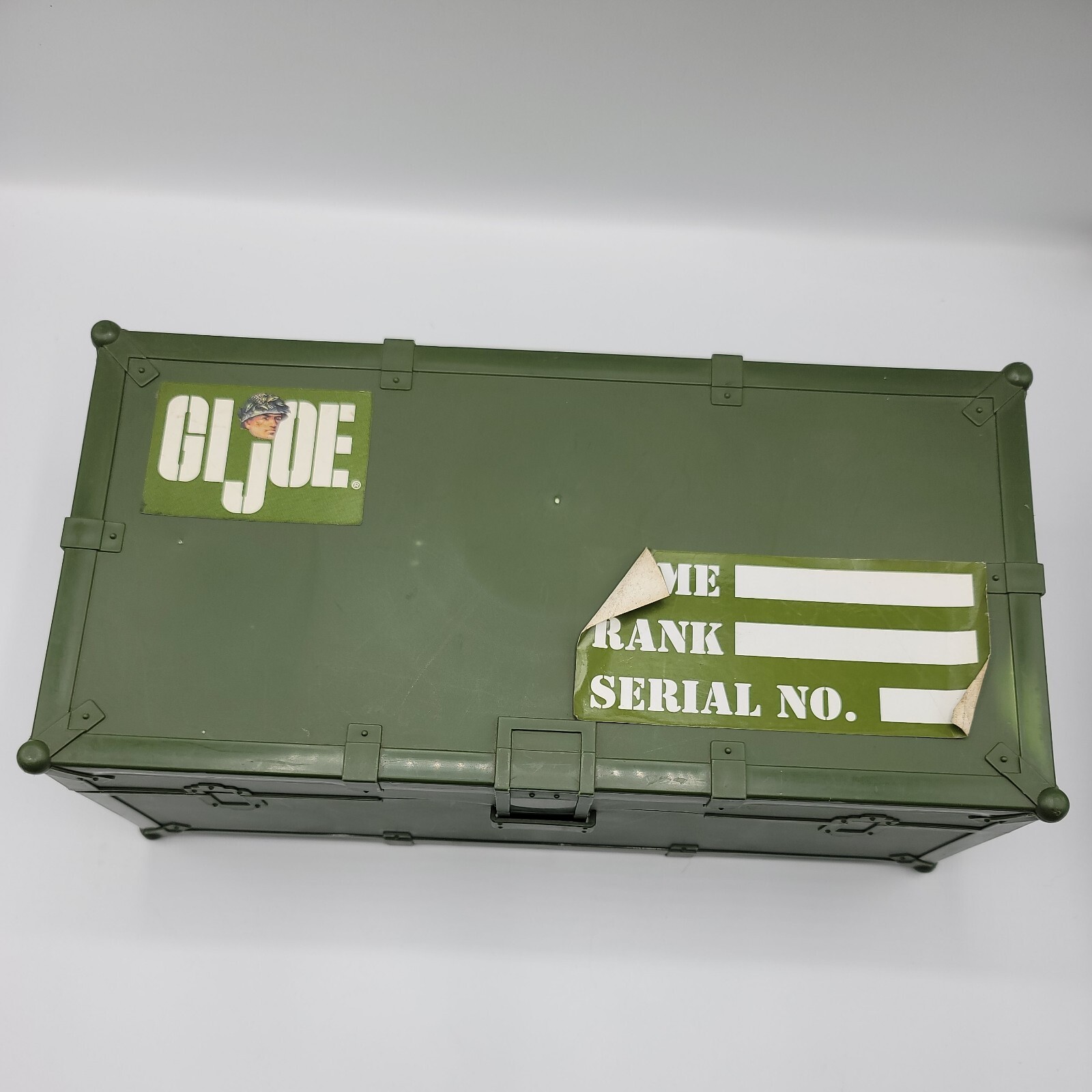 GI JOE 1993 Footlocker Storage Box Rope Handles For 12" ACTION FIGURES ...