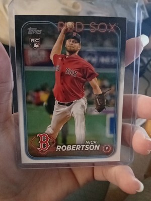 Topps 2024 Nick Robertson Red Sox Pitcher Rookie Card | eBay