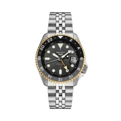 *BRAND NEW* Seiko 5 Sports SKX GMT U.S. Special Charcoal Dial Men's ...