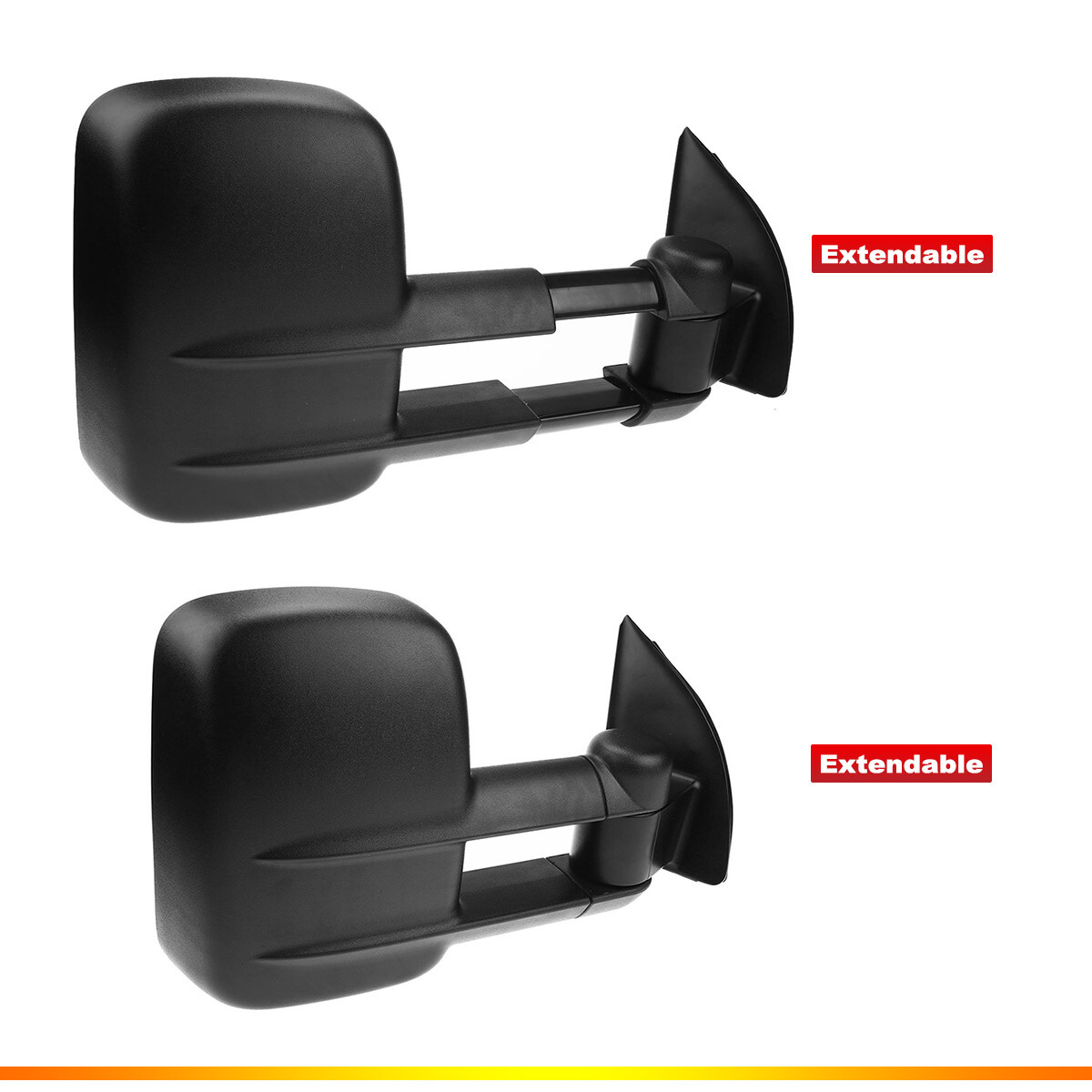Manual Extendable Towing Mirrors for Ford Ranger PX PX2 XL XLT XLS 2012 ...