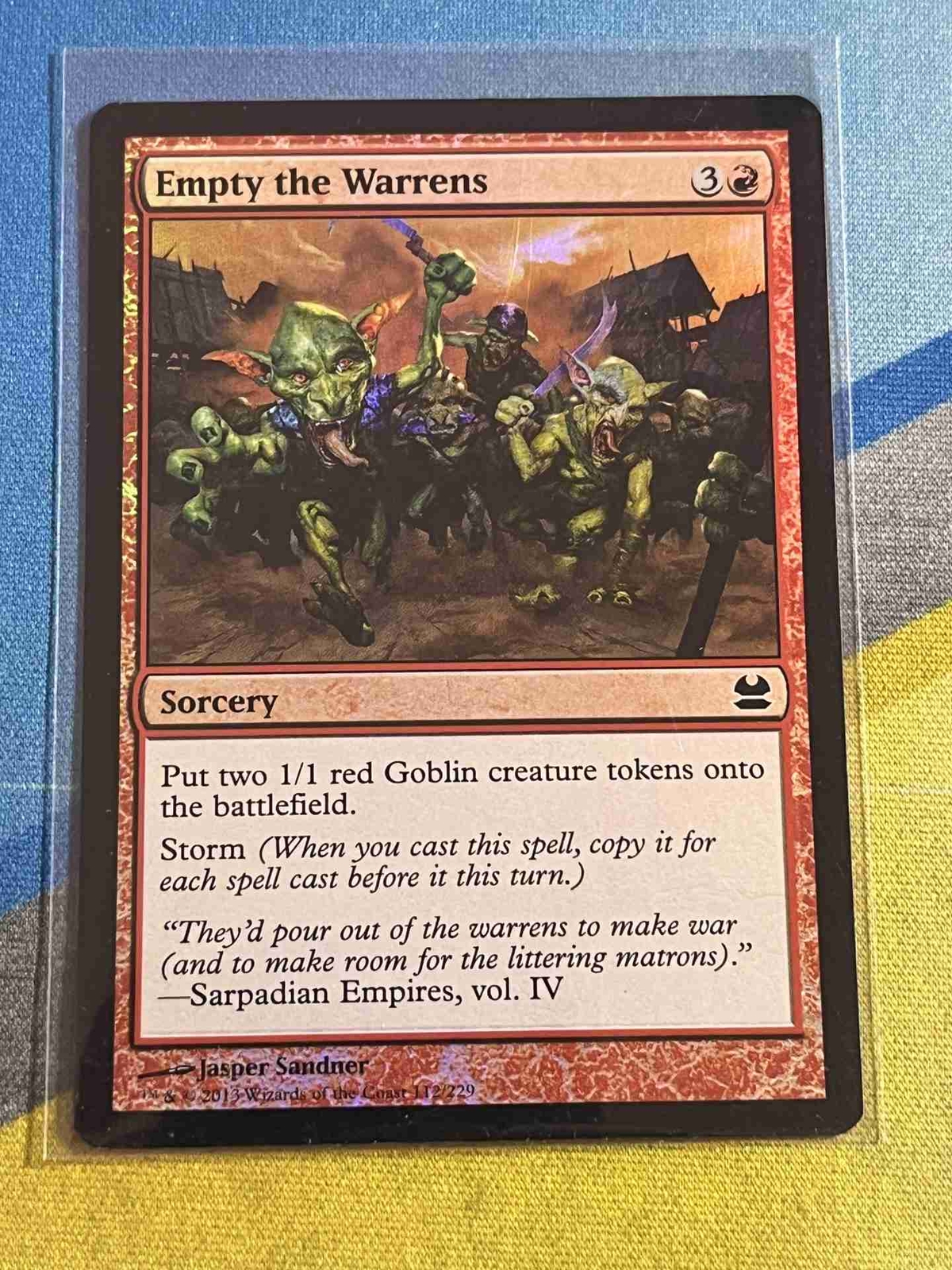 Magic the Gathering MTG Modern Masters EMPTY THE WARRENS Foil | eBay