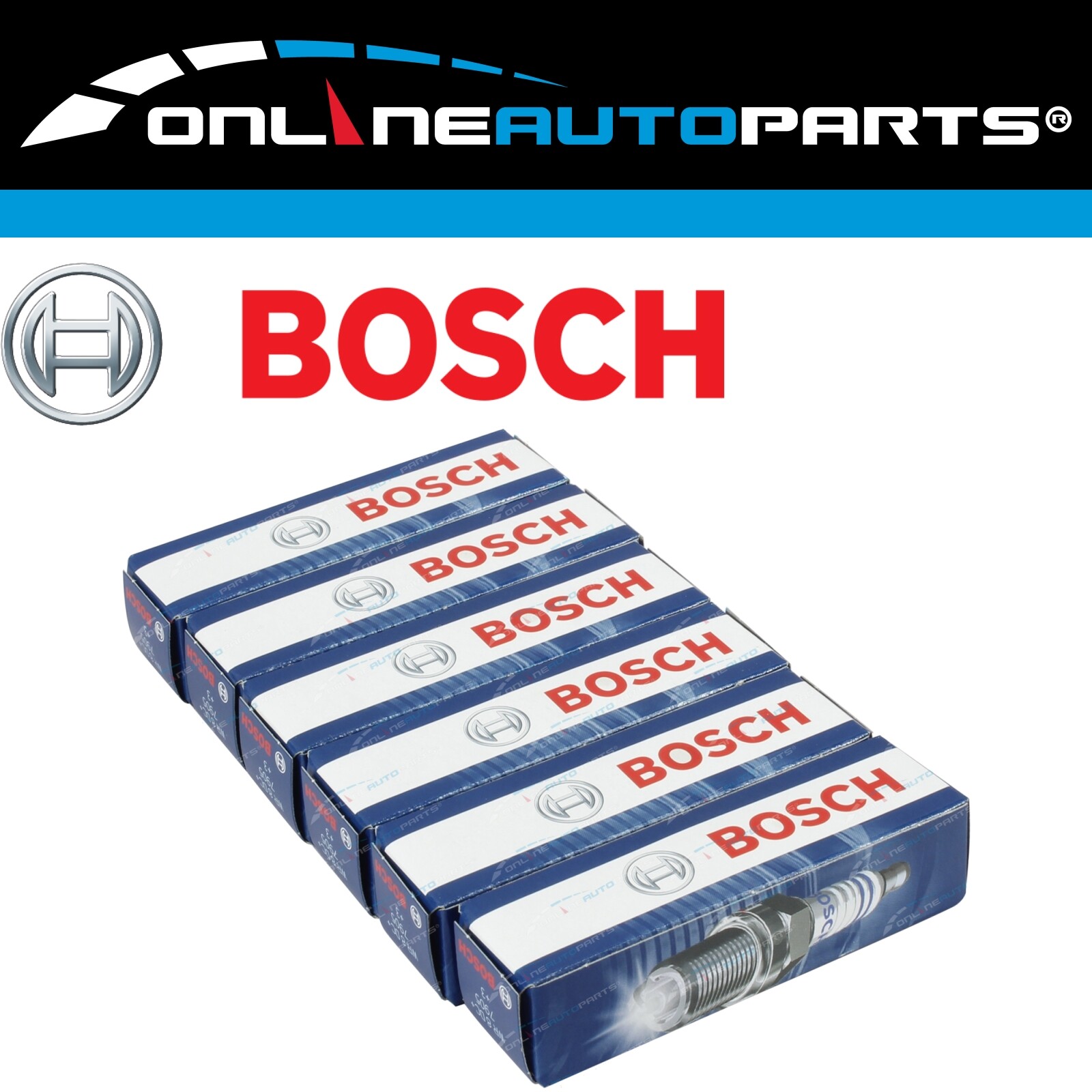 Bosch Spark Plug Set for Toyota Soarer JZZ30 2.5L 1JZ-GTE 1991~98 6cy ...