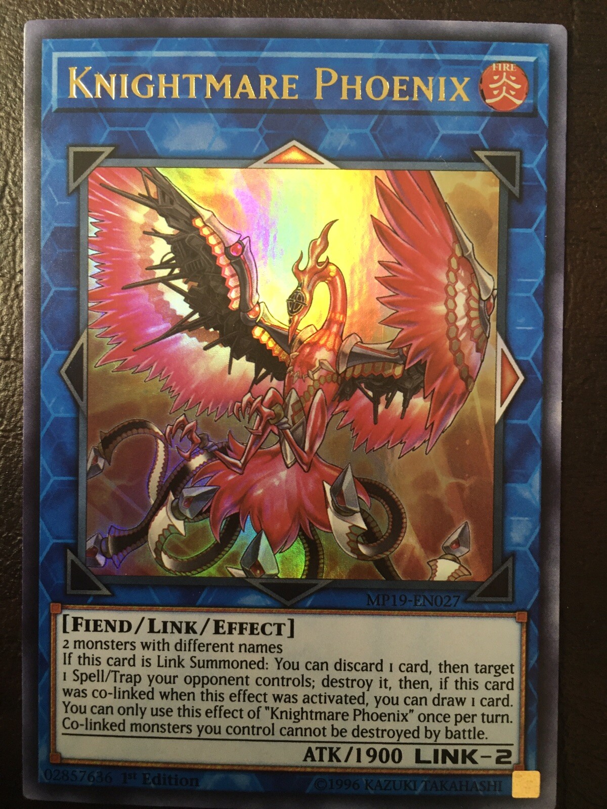 Yugioh KNIGHTMARE PHOENIX MP19-EN027 Ultra Rare NM | eBay