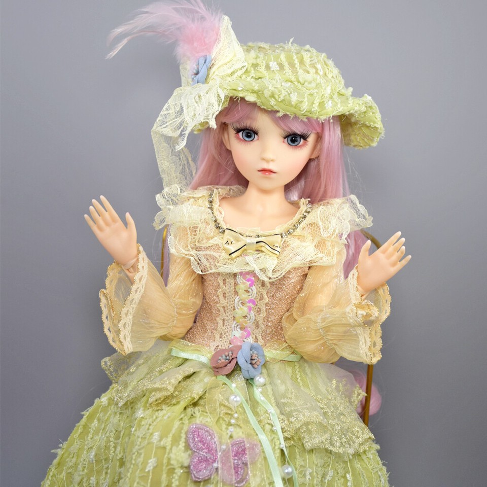 BJD Doll 1/3 Ball Jointed Female Body Girls Dolls Women BJD + Outfits ...
