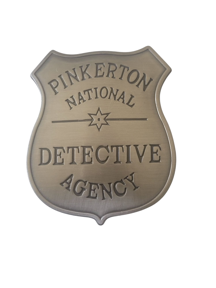 Western Badge Texas Rangers Tombstone Sheriff Pinkerton Detective Pin ...