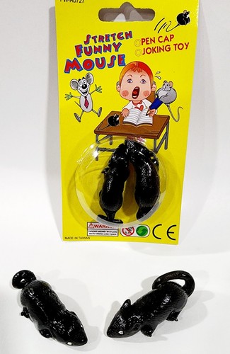 STRETCH FUNNY MOUSE!! Looks So Real!! Prank, Joke, Fun, Pen/Pencil Cap ...